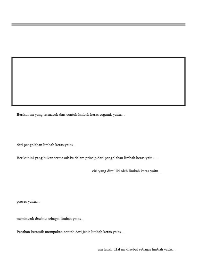 Soal Prakarya Kelas VIII SMPN 1 Rajadesa | PDF