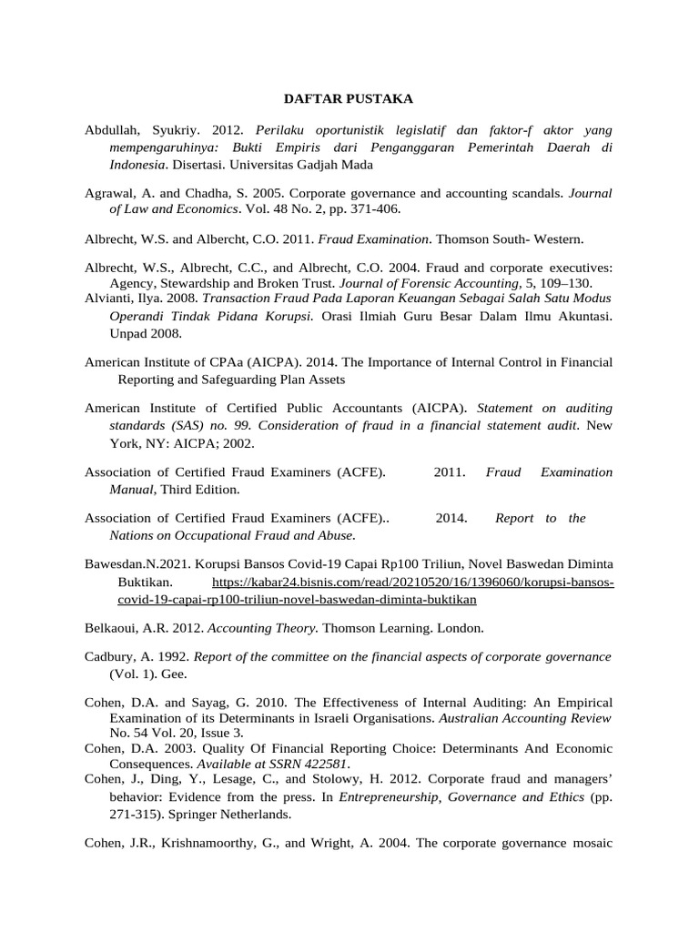 Daftar Pustaka Uts Bu Agri | PDF | Accounting | Business