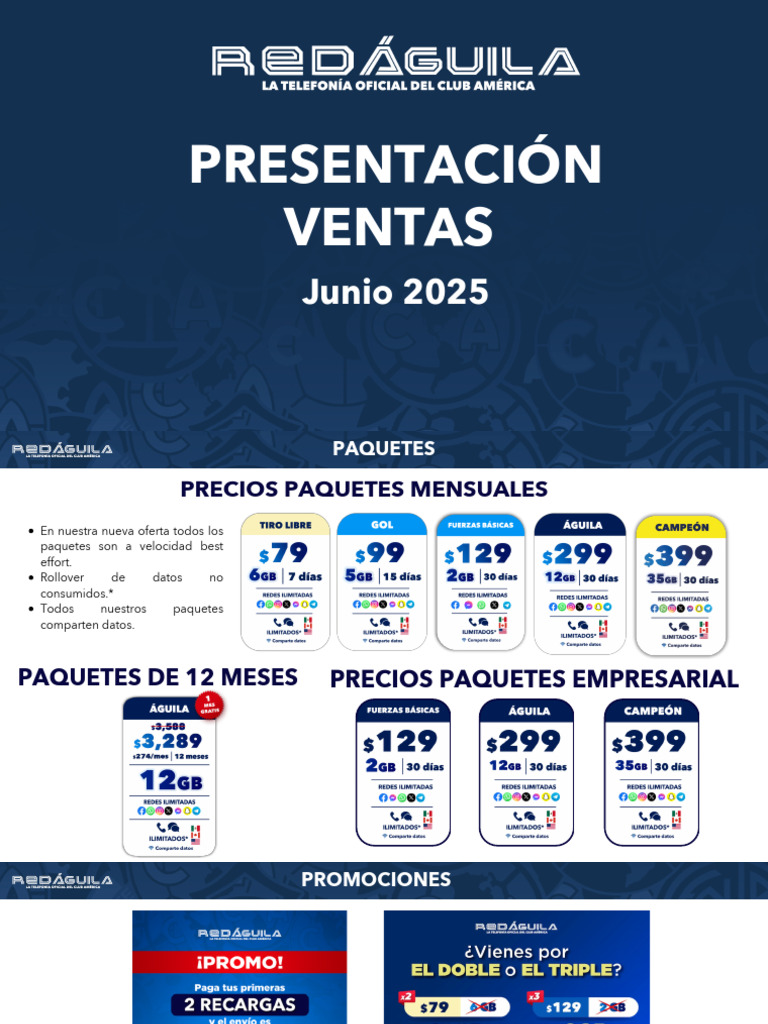 LANZAMIENTO NUEVOS PAQUETES JUNIo | PDF | Telecomunicaciones | Informática