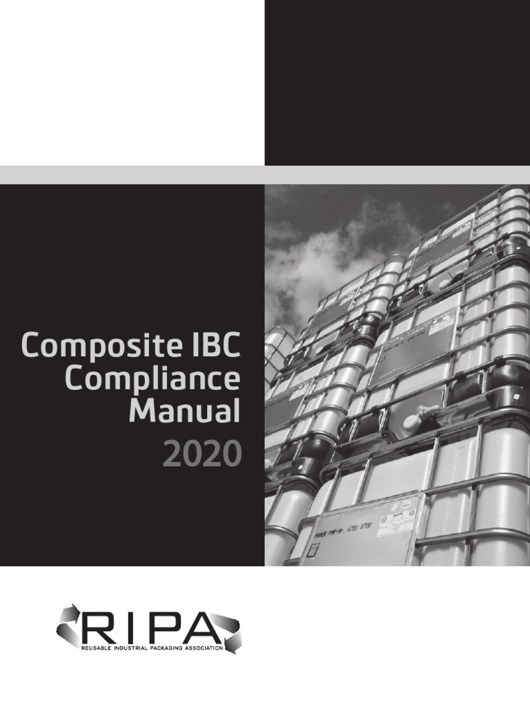 RIPA IBC Compliance Manual 2020 | PDF | Leak | Dangerous Goods