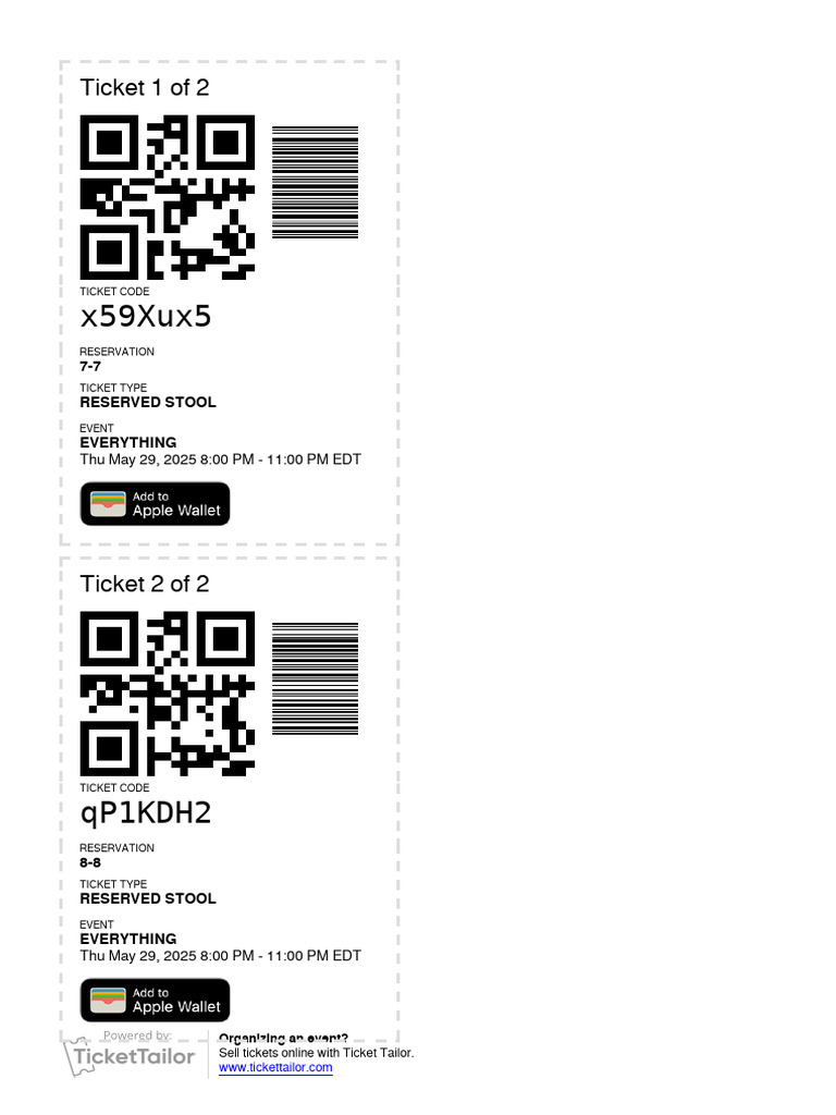 Ticket Vouchers | PDF