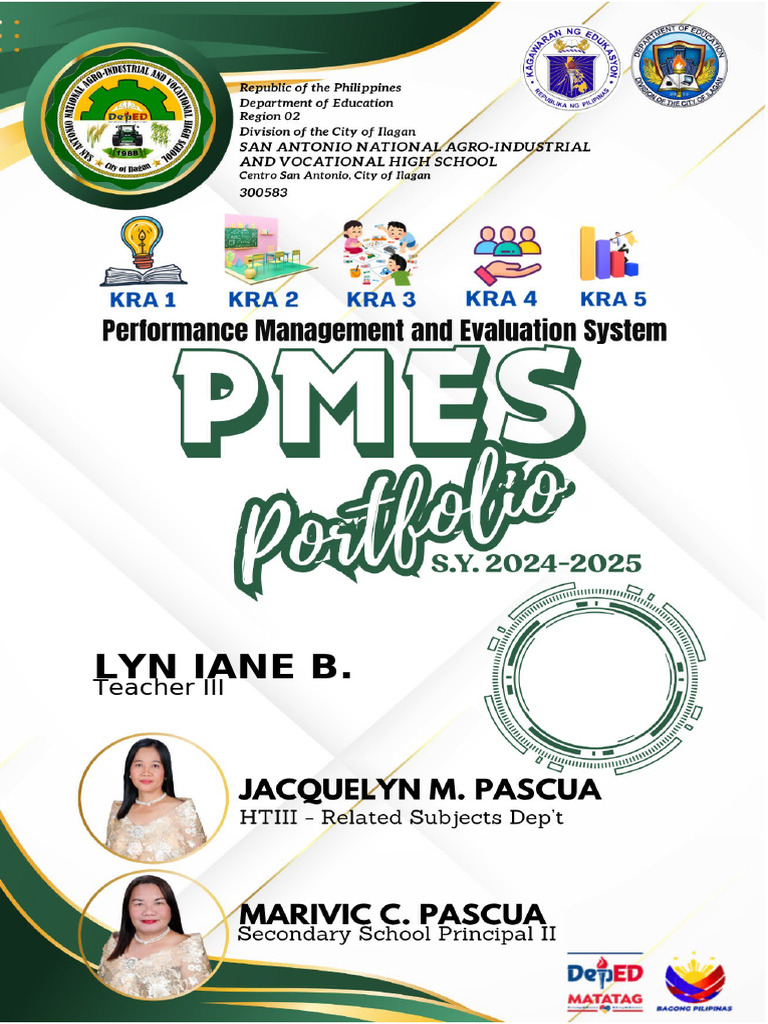 PMES Portfolio CoverPage | PDF