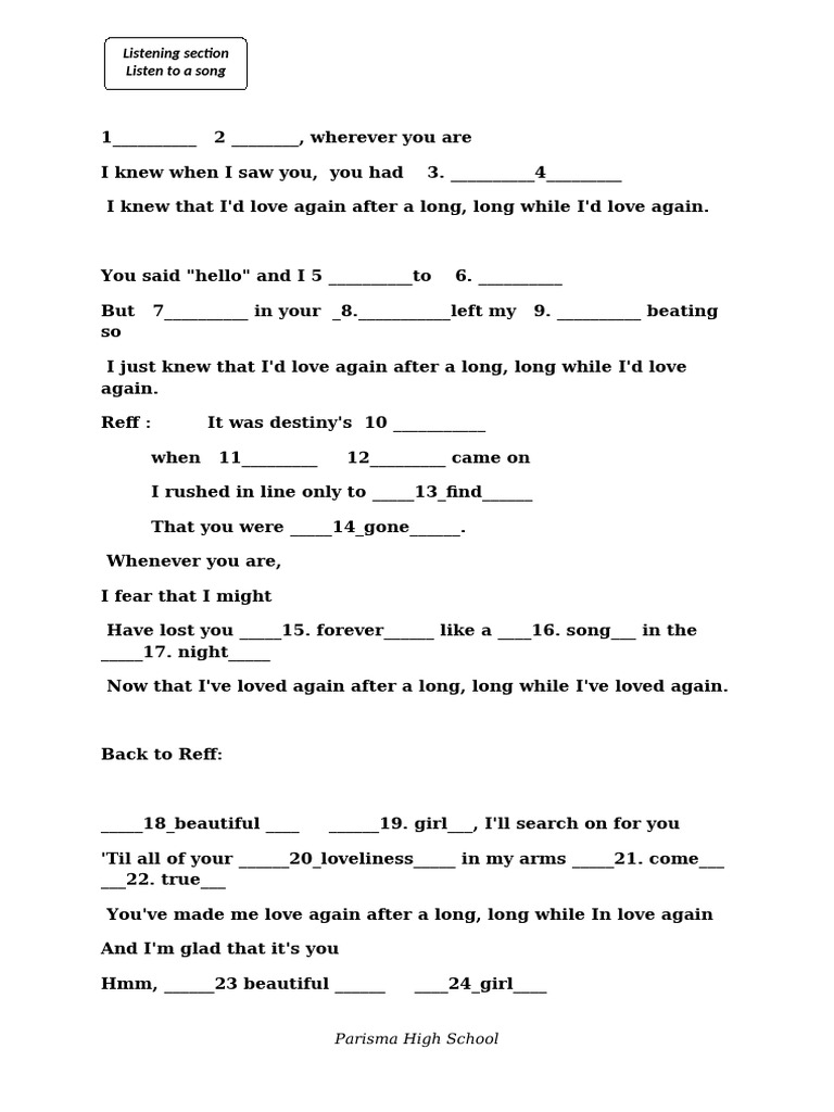 Beautiful Girl | PDF