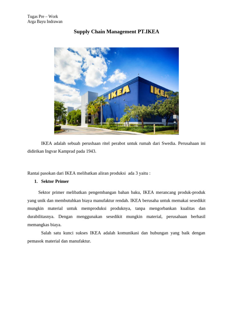 Pre-Work Operational Excellen and Technologi | PDF