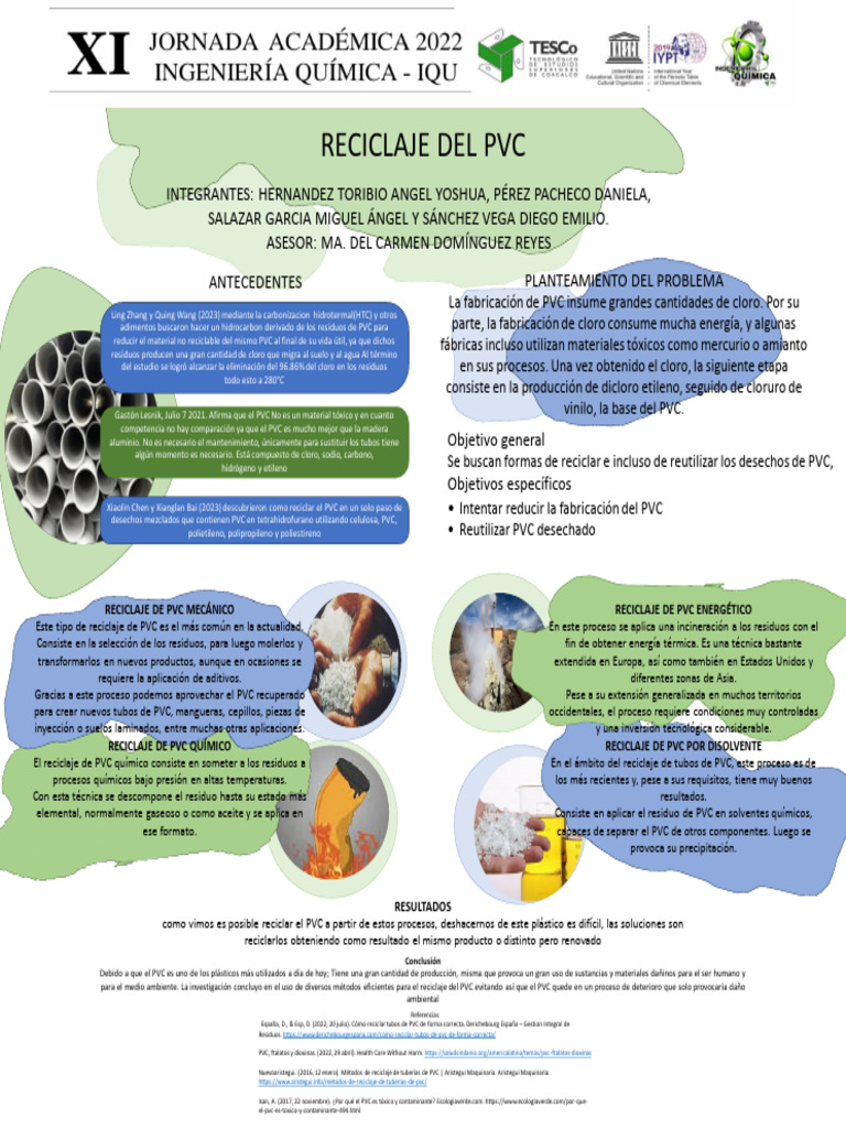 Métodos Eficientes de Reciclaje de PVC | PDF | Cloruro de polivinilo ...