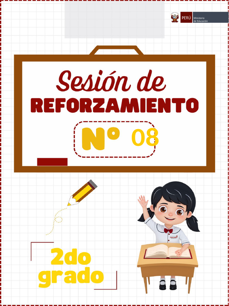 SESIÓN #08 REF. MATEMÁTICO - 2do Grado | PDF | Aprendizaje | Cognición
