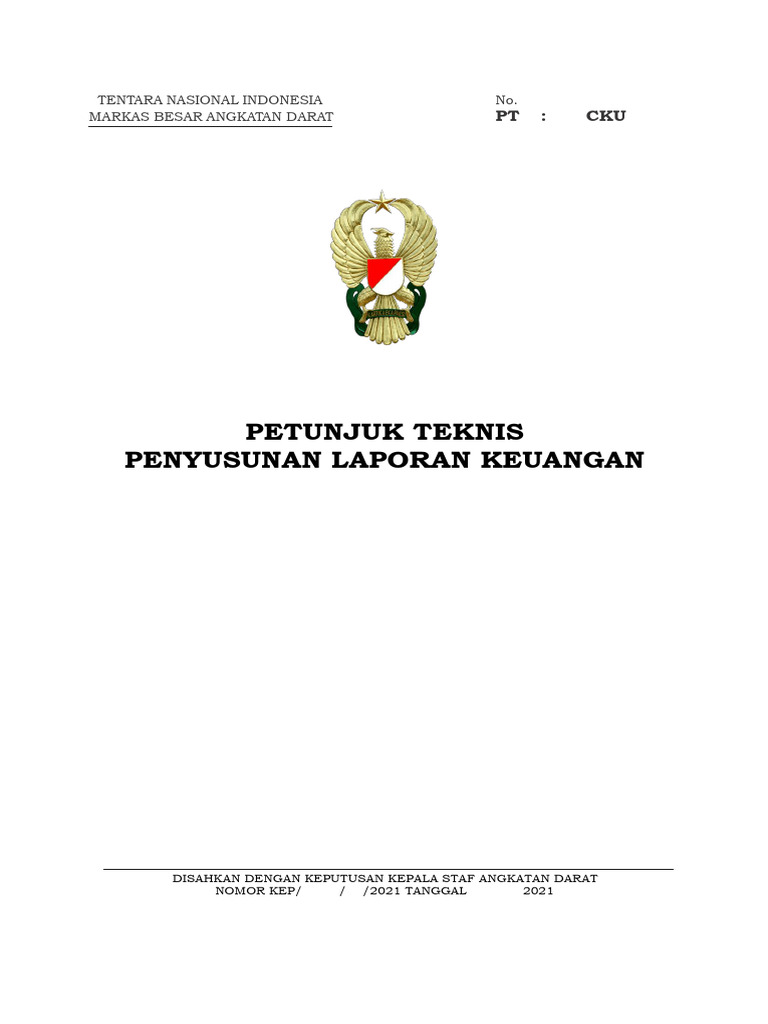 353 - Kep Kasad - Juknis Sun LK 2021 | PDF