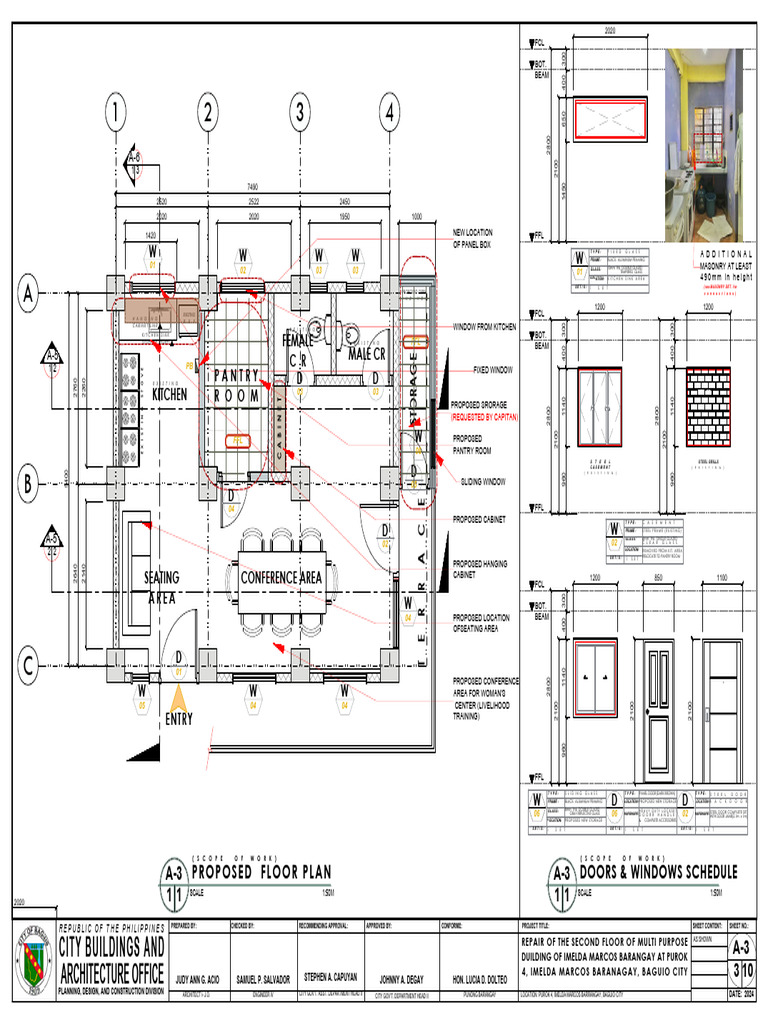 Proposed Floor Plan for Multi-Purpose Building | PDF | Architectural ...