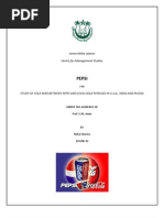 PepsiCo SWOT MATRIX - For Merge | PDF | Pepsi Co | Economies