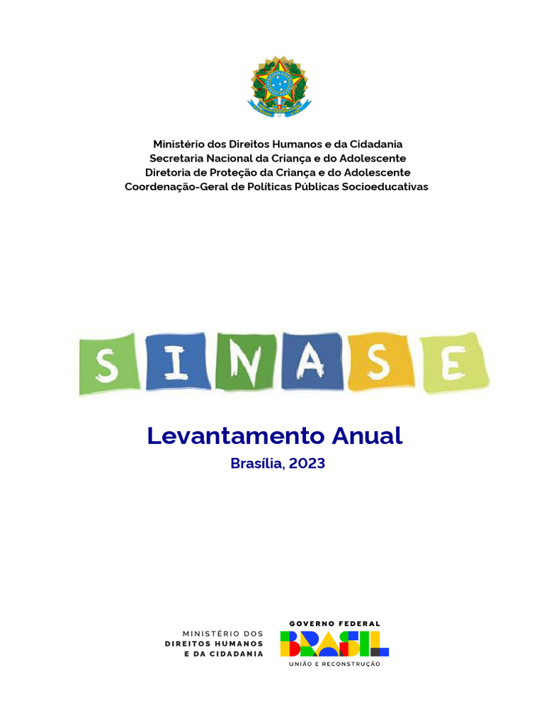 Sinase 2023 | PDF | Adolescência | Brasil