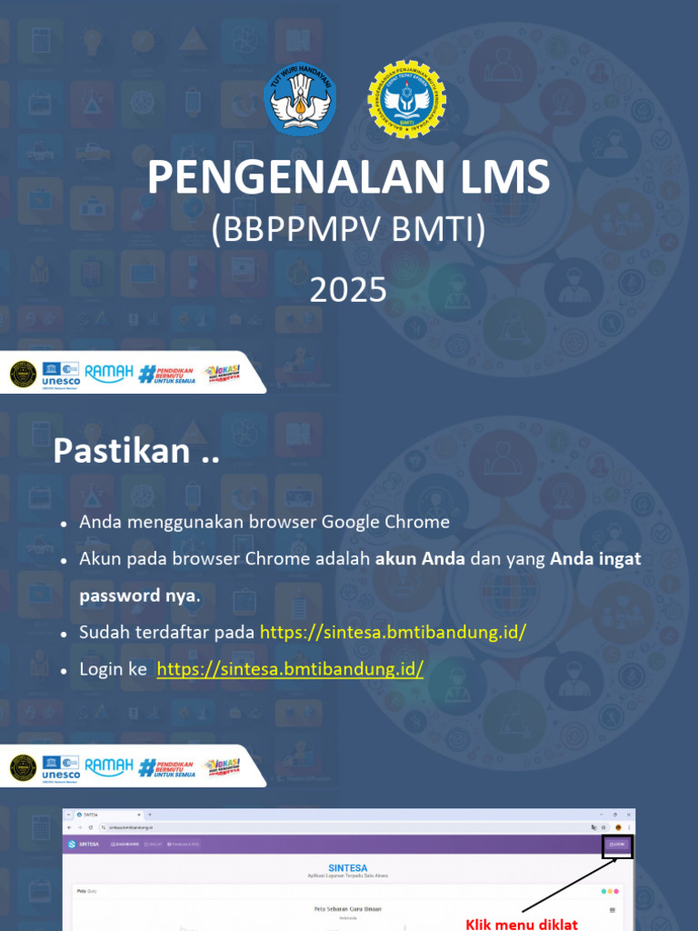 Panduan Penggunaan LMS BMTI | PDF