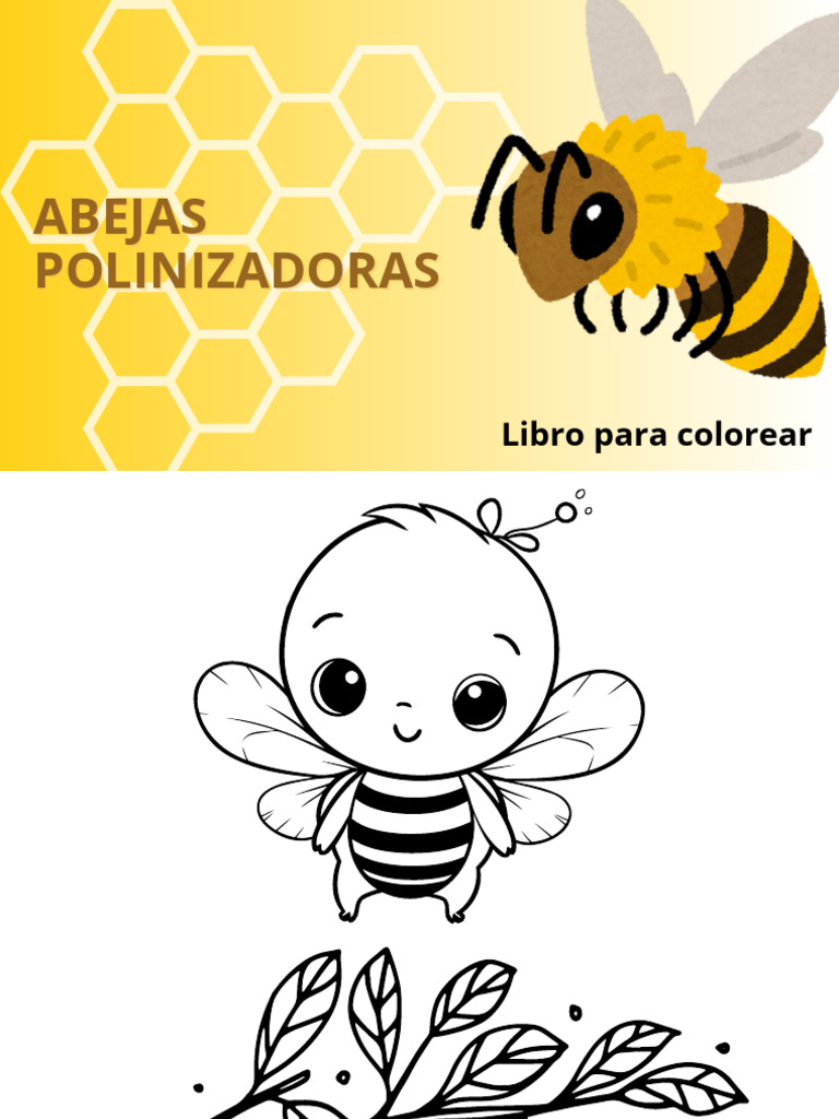 Abejas Libro para Colorear | PDF