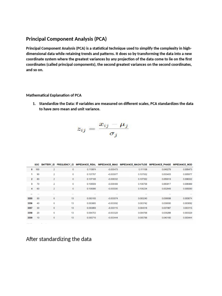 Principal Component Analysis | PDF