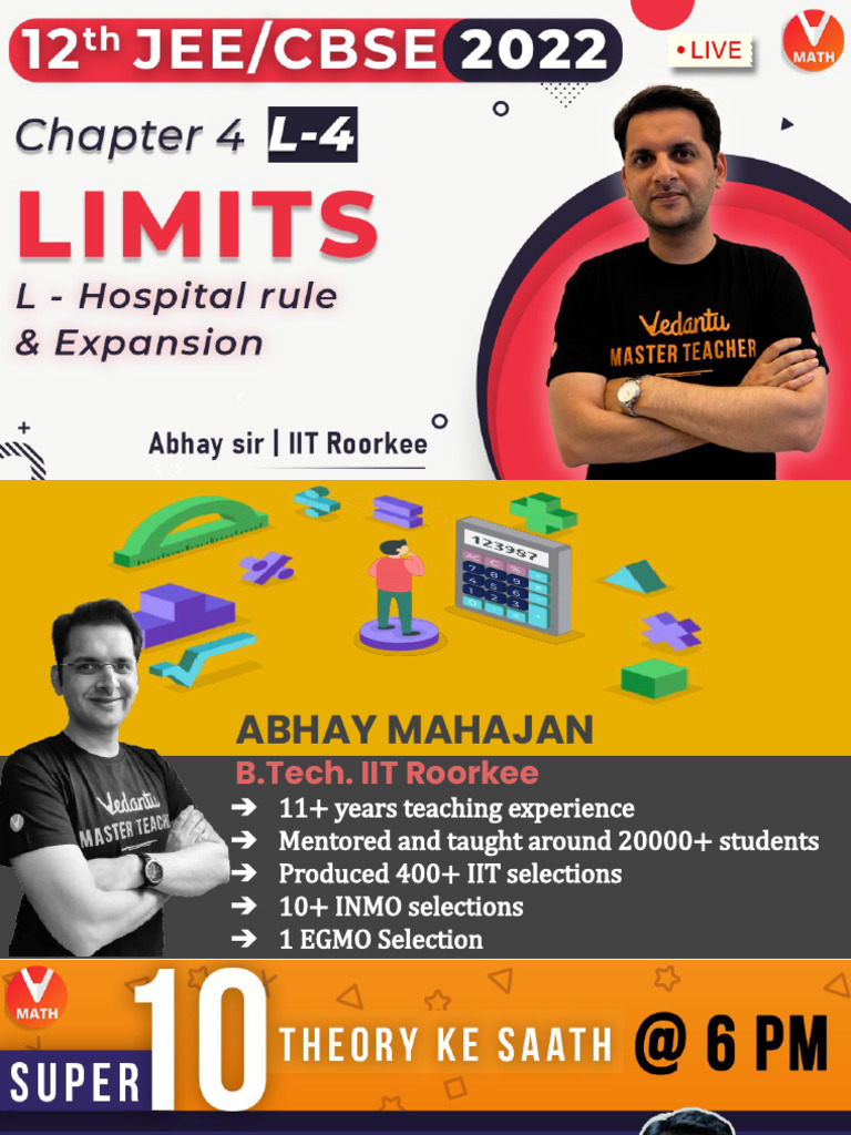 Limits+Lec4 +Expansion+and+L+Hospital+Rule | PDF