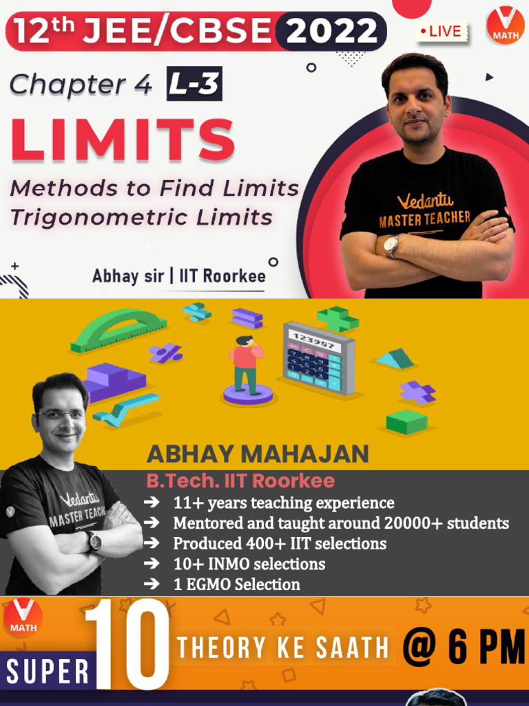 Limits+Lec+3 +Trigonometric+Limits | PDF