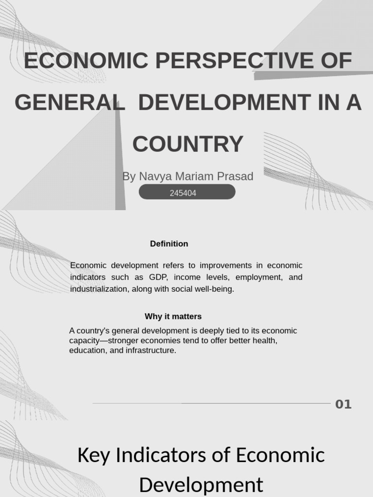 Economic Development | PDF | Economic Growth | Gross Domestic Product