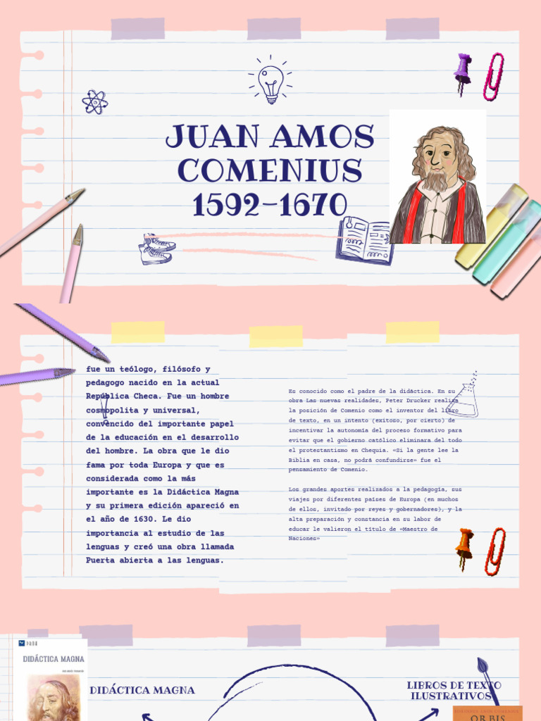 Juan Amos Comenius | PDF | Aprendizaje