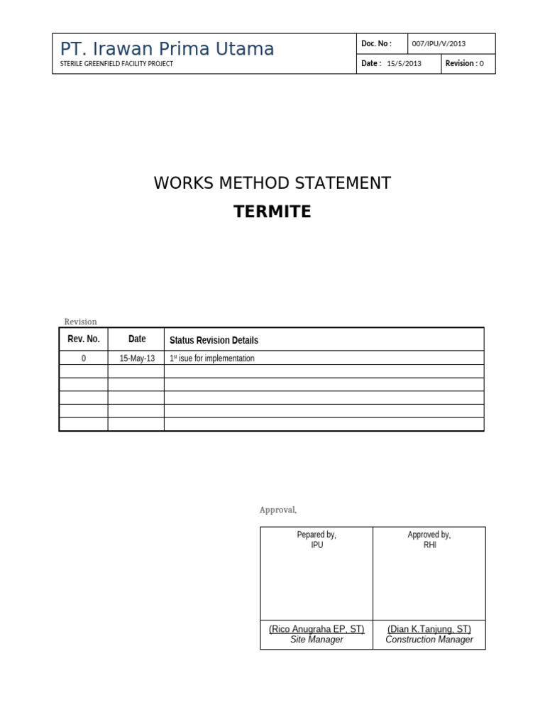 Termite Method | PDF