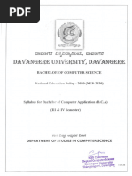 BCA-3rd Sem Syllabus | PDF | Computer Network | Python (Programming ...