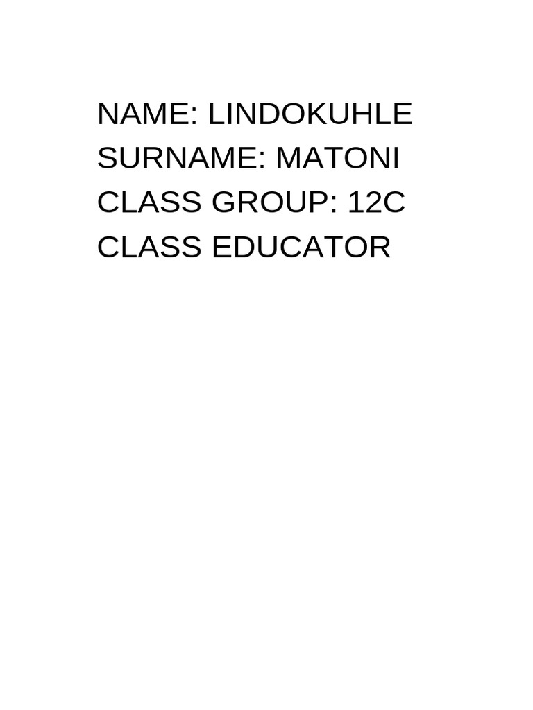 Kim Matonis Research | PDF