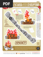 Easy Desktop Gremlin Paper Sculpture | PDF