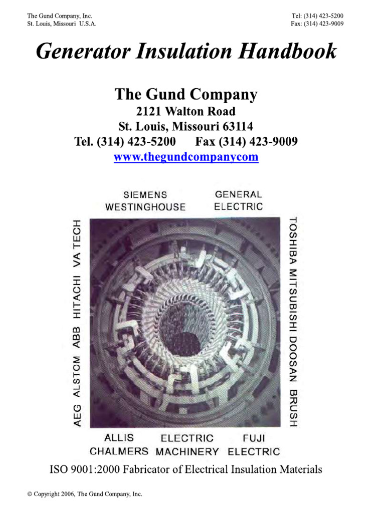 Generator Insulation Handbook 1-5 | PDF