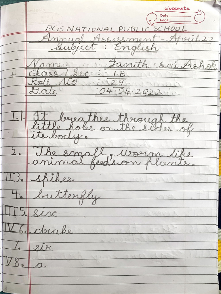 29 Janith 1B English | PDF