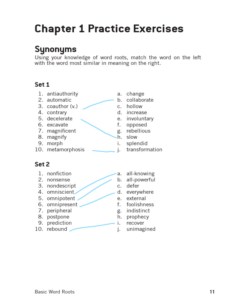 Chapter 1 Practice Exercises | PDF | William Shakespeare