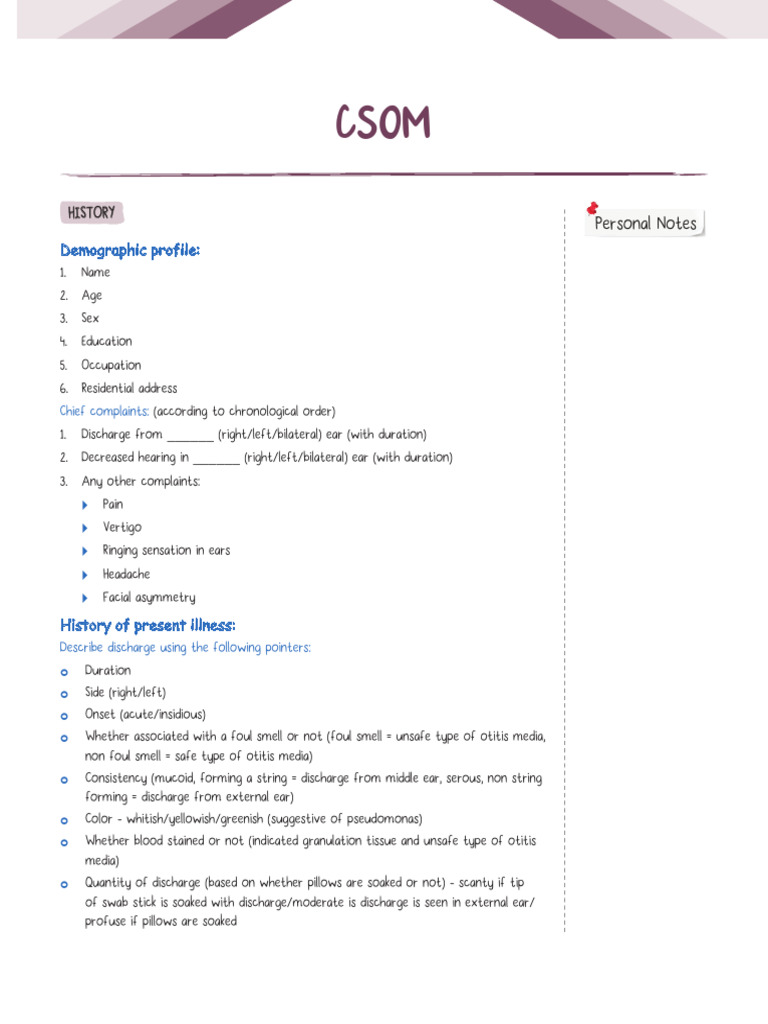 PW Meded ENT Clinical Corner | PDF | Larynx | Hypertension
