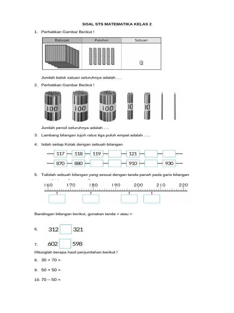 Sts Matik Kelas 2 | PDF