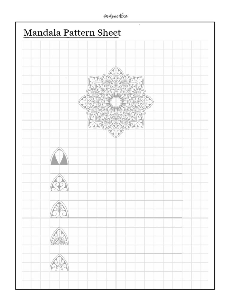 Mandala Grid Patterns - 20250426 - 220944 - 0000 | PDF
