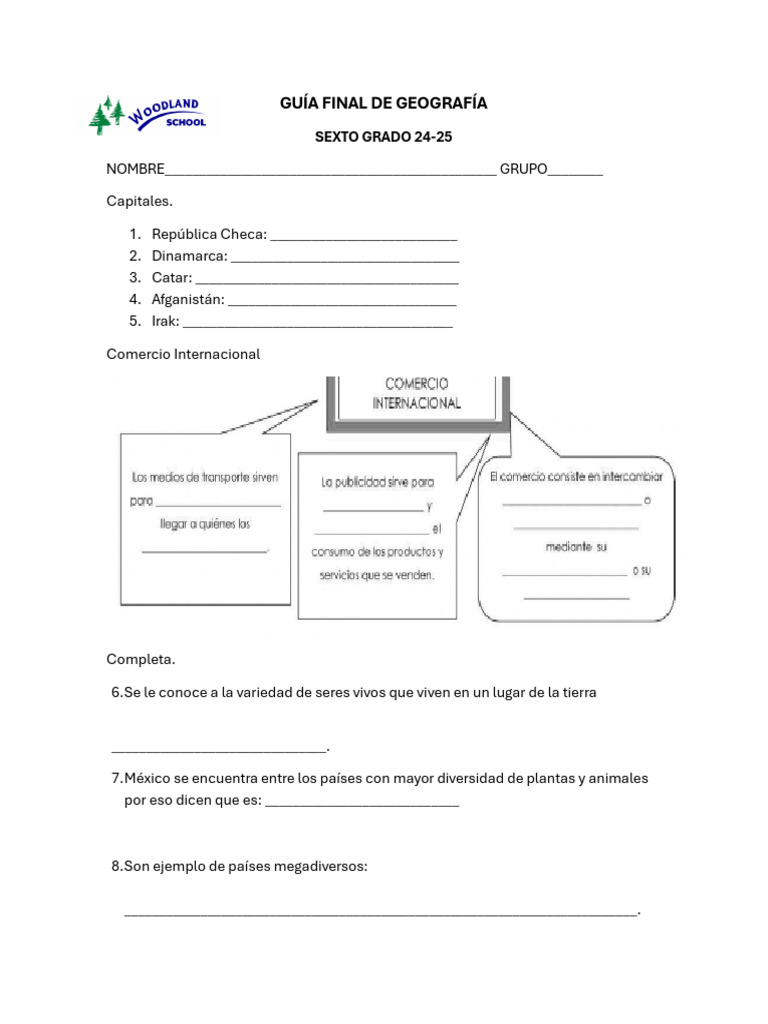 Guia Final Geo 6âº 24-25 | PDF