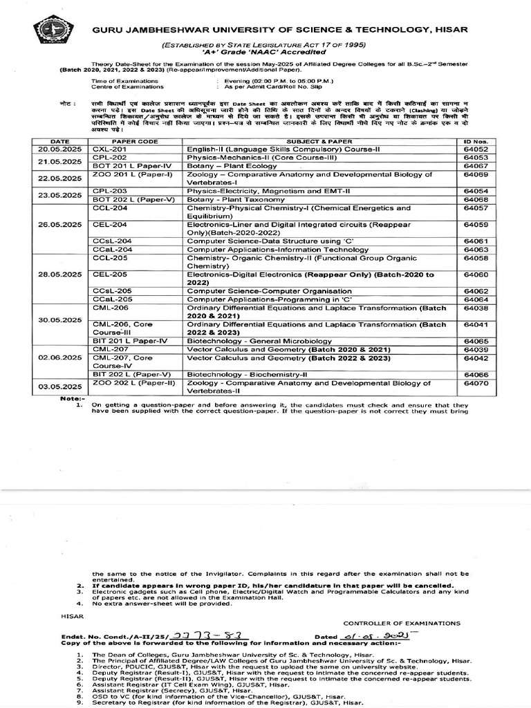 B.SC 2nd Sem. 9041 | PDF