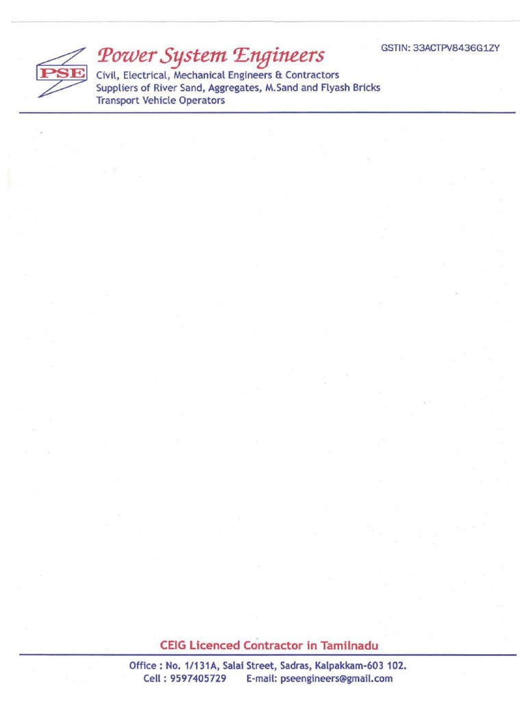 Power System Letter Pad | PDF