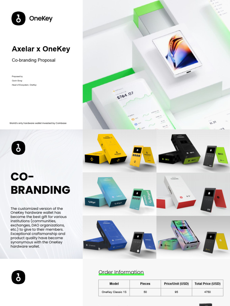 OneKey X Axelar Cobranding Proposal - 202502 | PDF | Computing