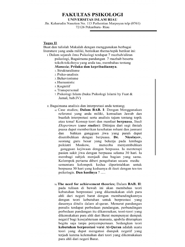 Tugas Tambahan Dan Bahan Uts | PDF