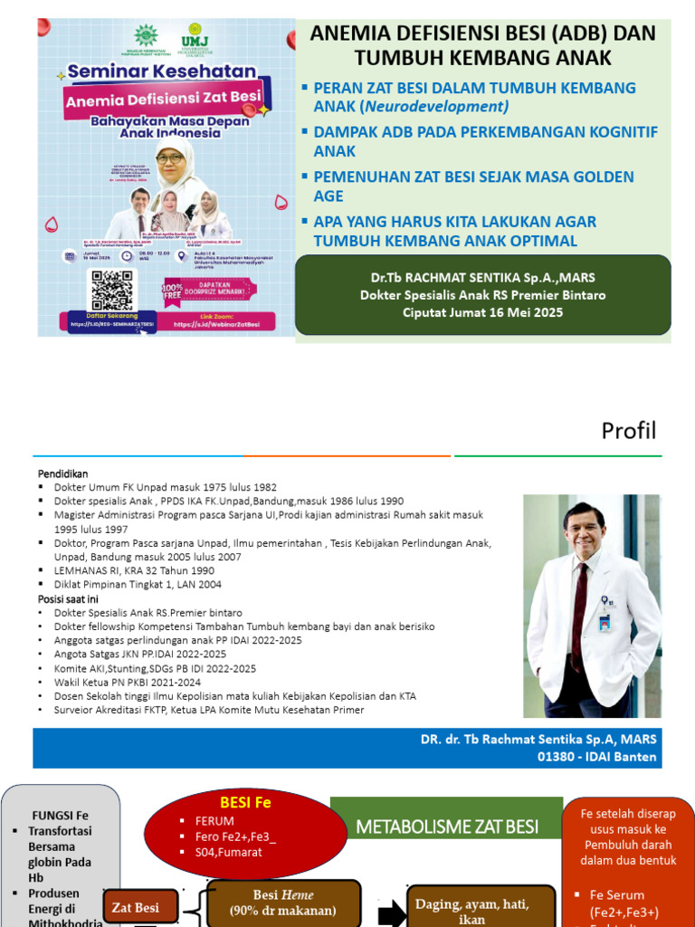 DR Rachmat - Final Adb Dan Optimalisasi Tumbuh Kembang Anak Umj 16 Mei ...