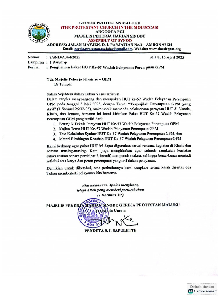 Paket Hut Ke-57 WPP GPM | PDF