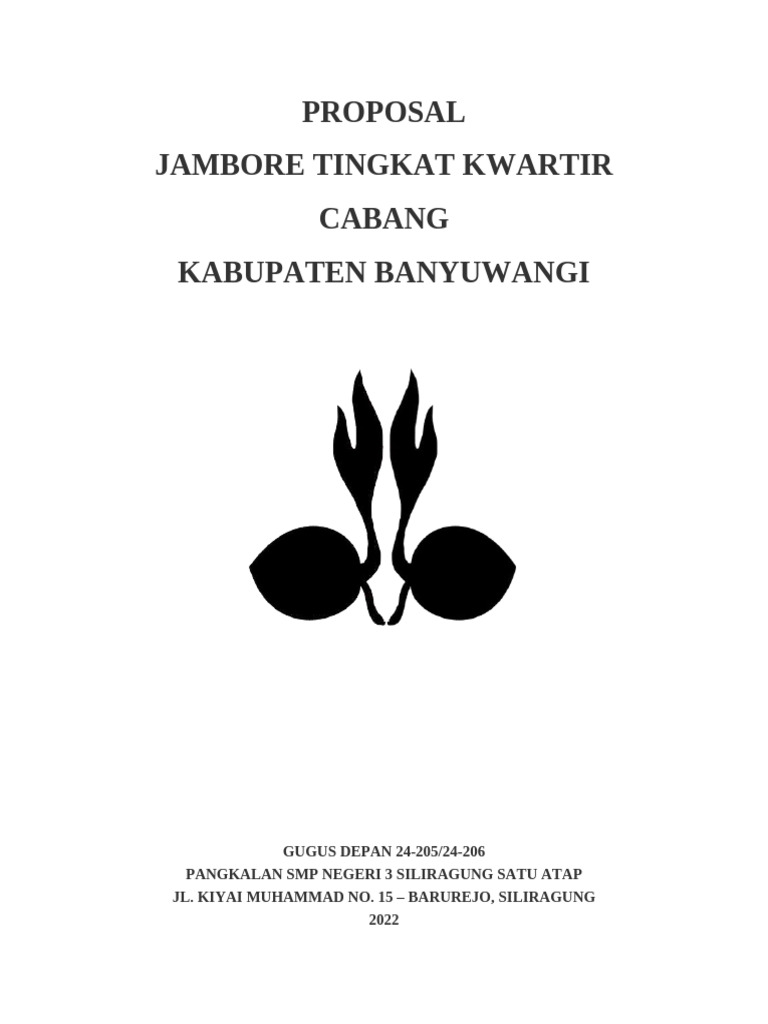 Proposal Jambore SMPN 3 Siliragung | PDF