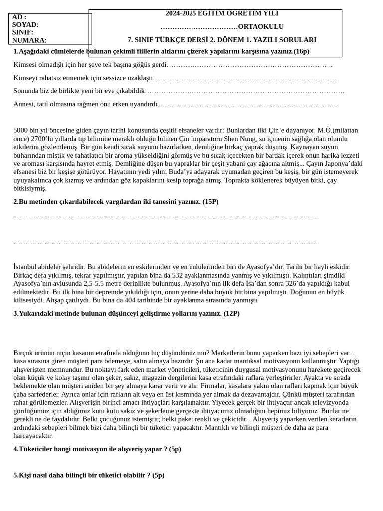 7 Snftrke2 Dnem1 Yazl | PDF