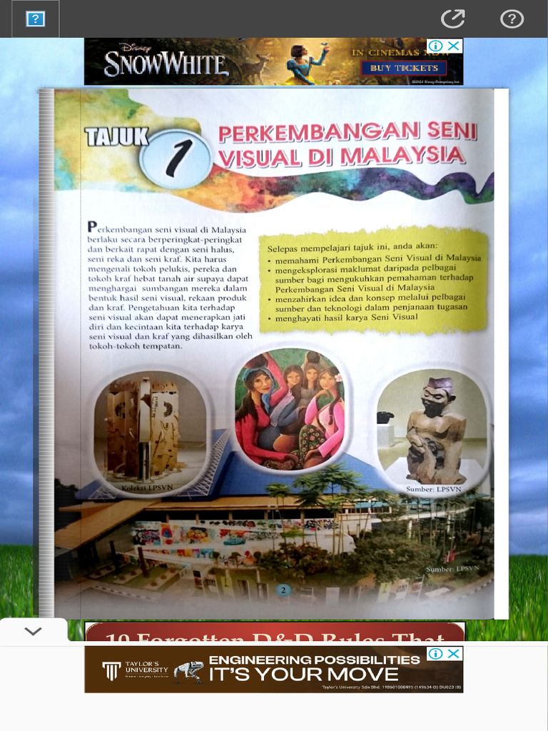 Pendidikan Seni Visual Tingkatan 1 | PDF