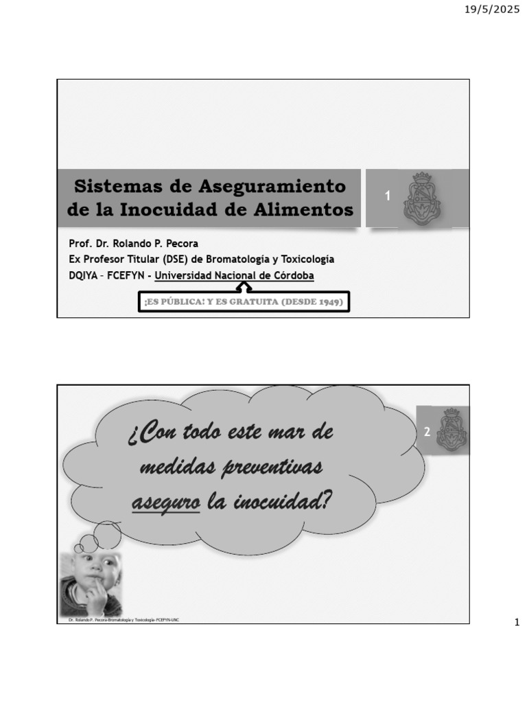 Introduccion Al Haccp 2025 | PDF | Análisis de Riesgo y Puntos Críticos de Control | Toxicología