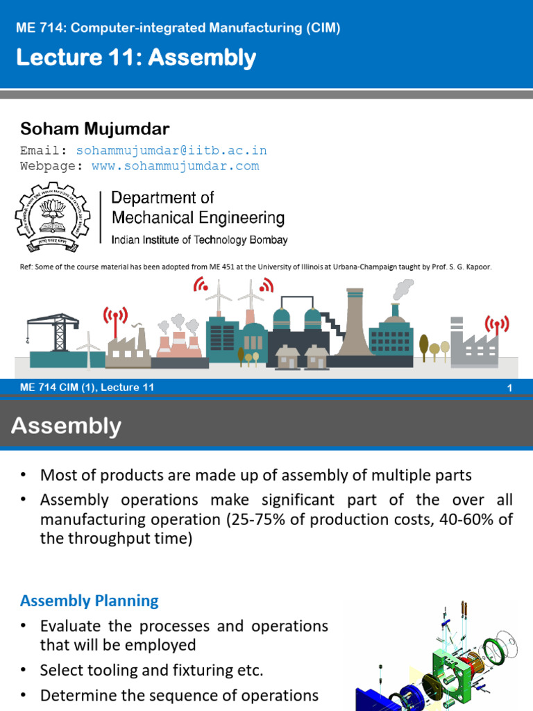 Assembly Planning and Tolerancing in CIM | PDF | Coordinate System ...
