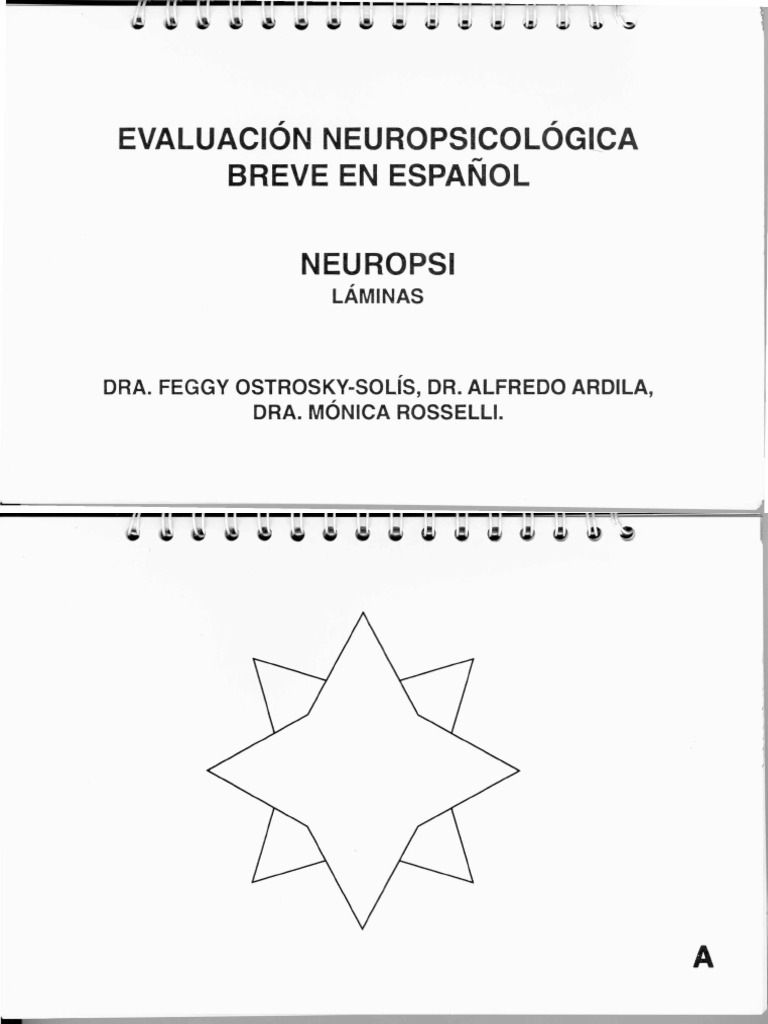 NEUROPSI Láminas | PDF