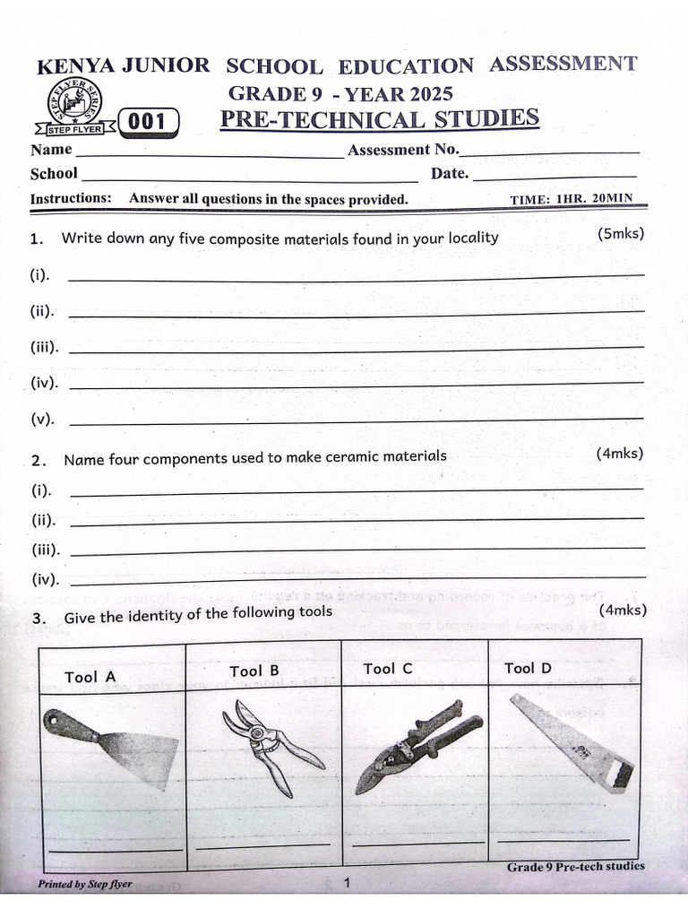 Pretechnical Studies | PDF