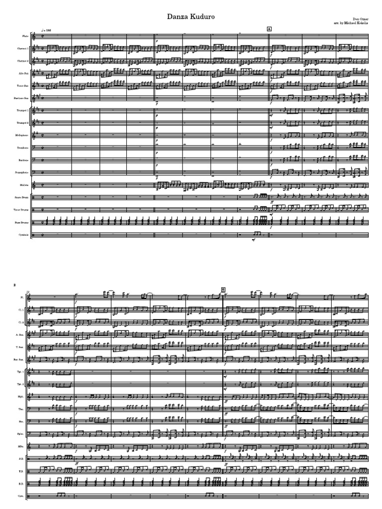 Danza Kuduro - Lucenzo and Don Omar | PDF