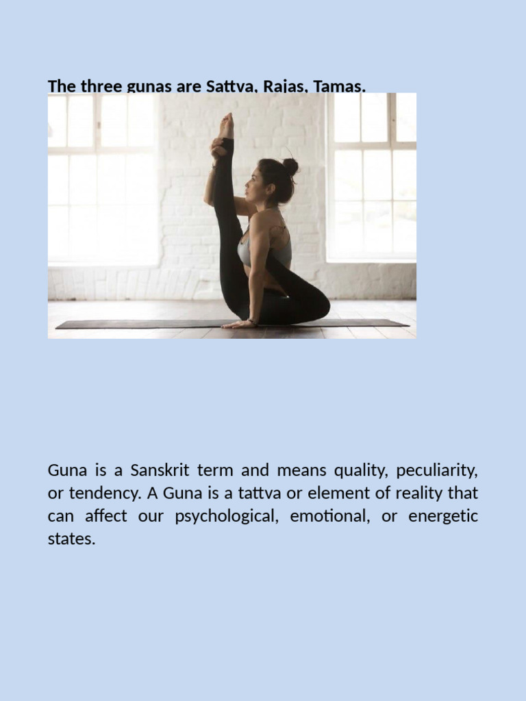 Understanding the Three Gunas | PDF
