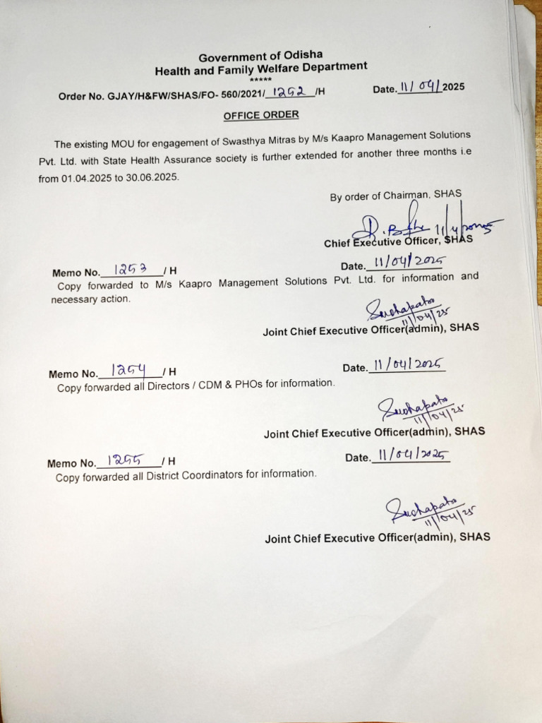 Extension Order 2024 | PDF