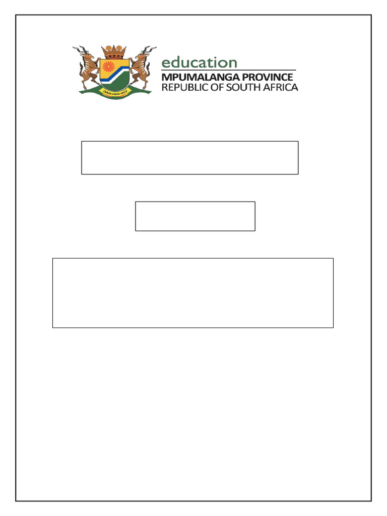 LFSC Gr10 Topic Test4 Marking Guidelines - 17 April 2025-2-100037 | PDF ...