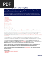 Sample Union Resignation Letter | PDF